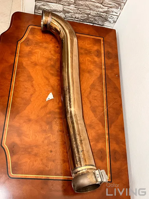 FI Exhaust Titanium Downpipes for AMG GTR (C190) original | 8000 QAR ...